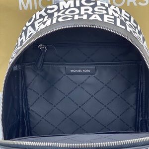 Michael Kors | Bags | Michael Kors Kenly Large Backpack Black Multi ...